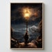 Narnia Lamp Post Poster Art, Chronicles of Narnia. INSTANT DOWNLOAD C.S ...