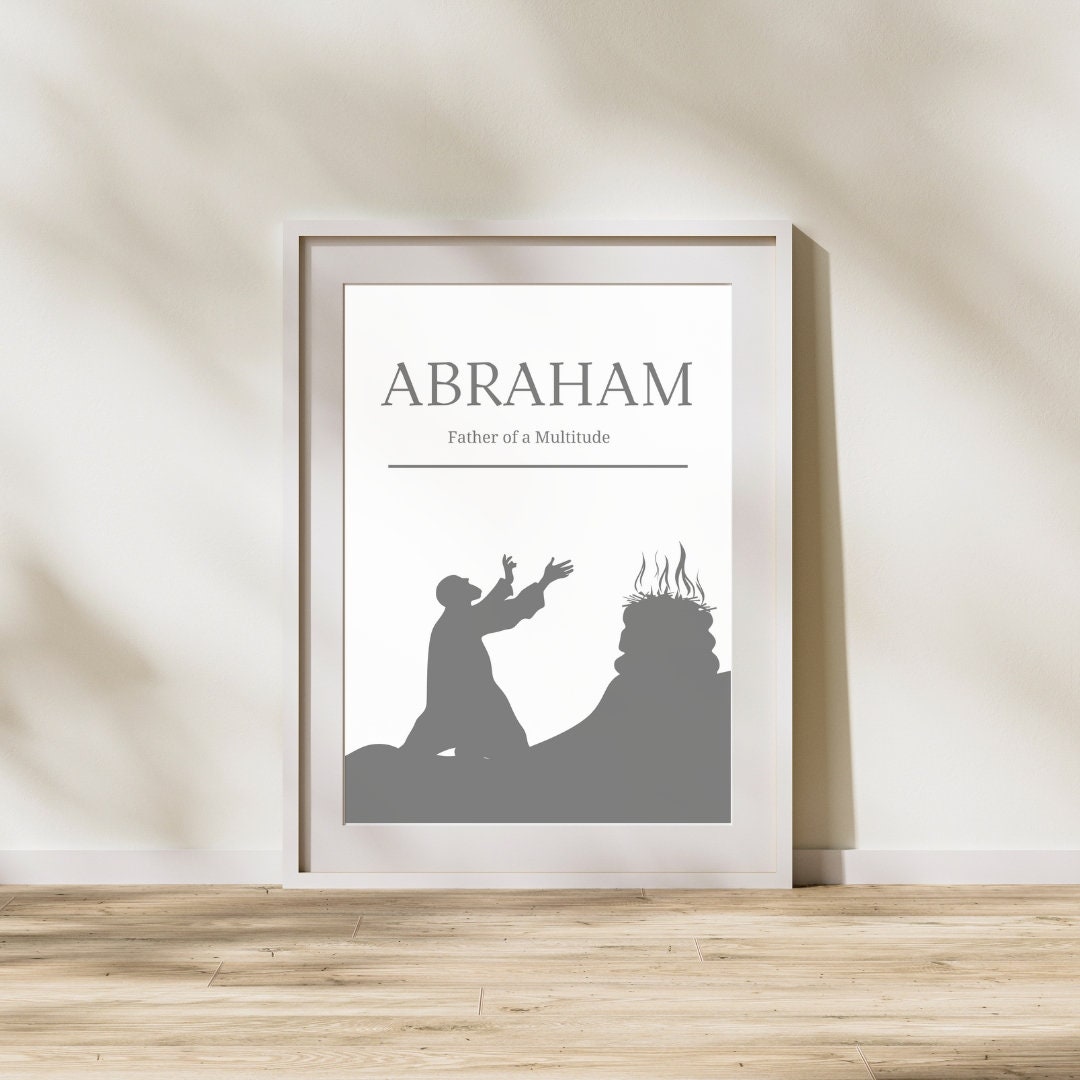 Abraham of the Bible. Digital Print Art. Scripture Wall Art. Digital ...