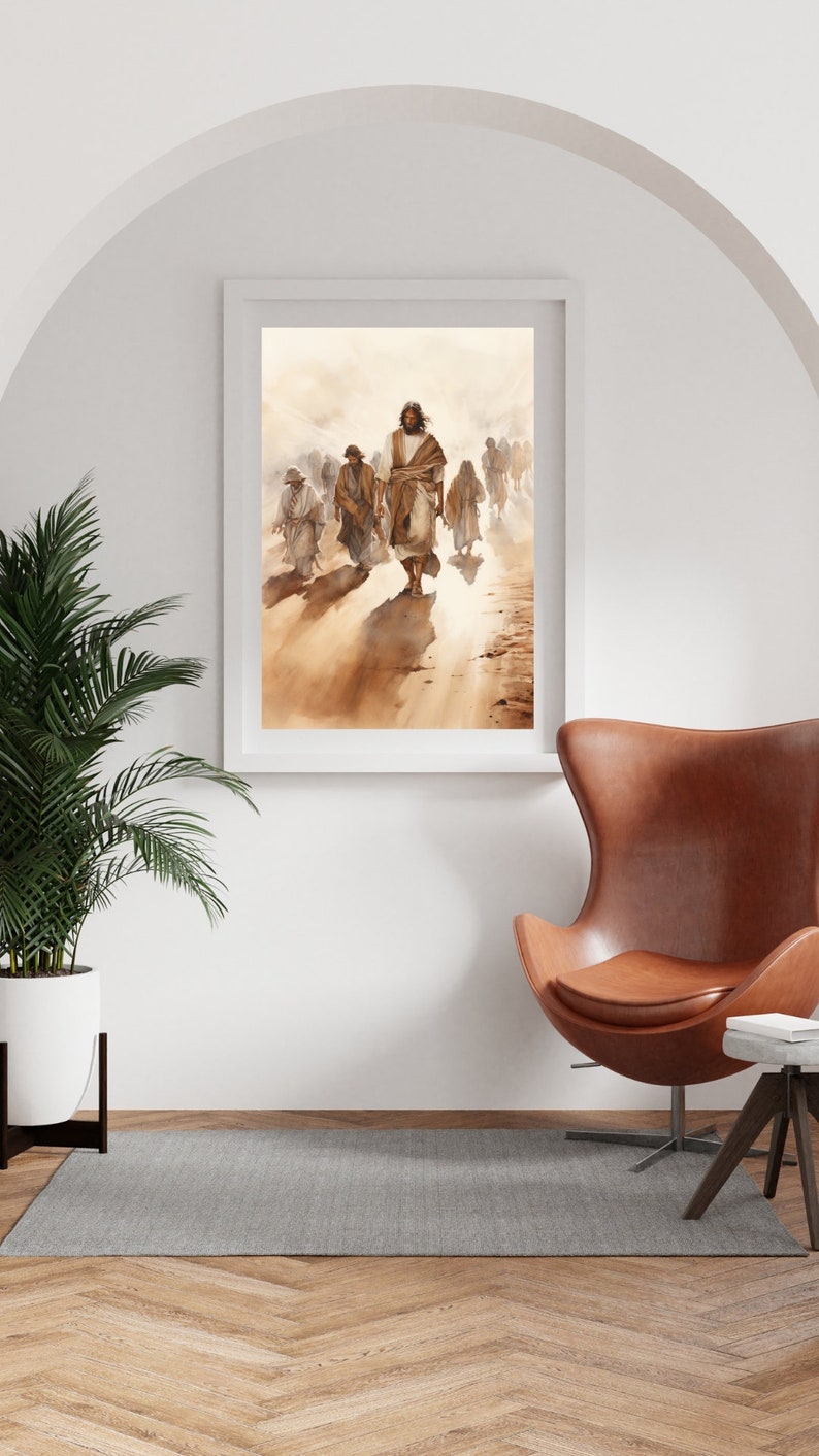 Jesus-follow Me Digital Print Art. Bible Wall Art. Jesus Art. Scripture ...