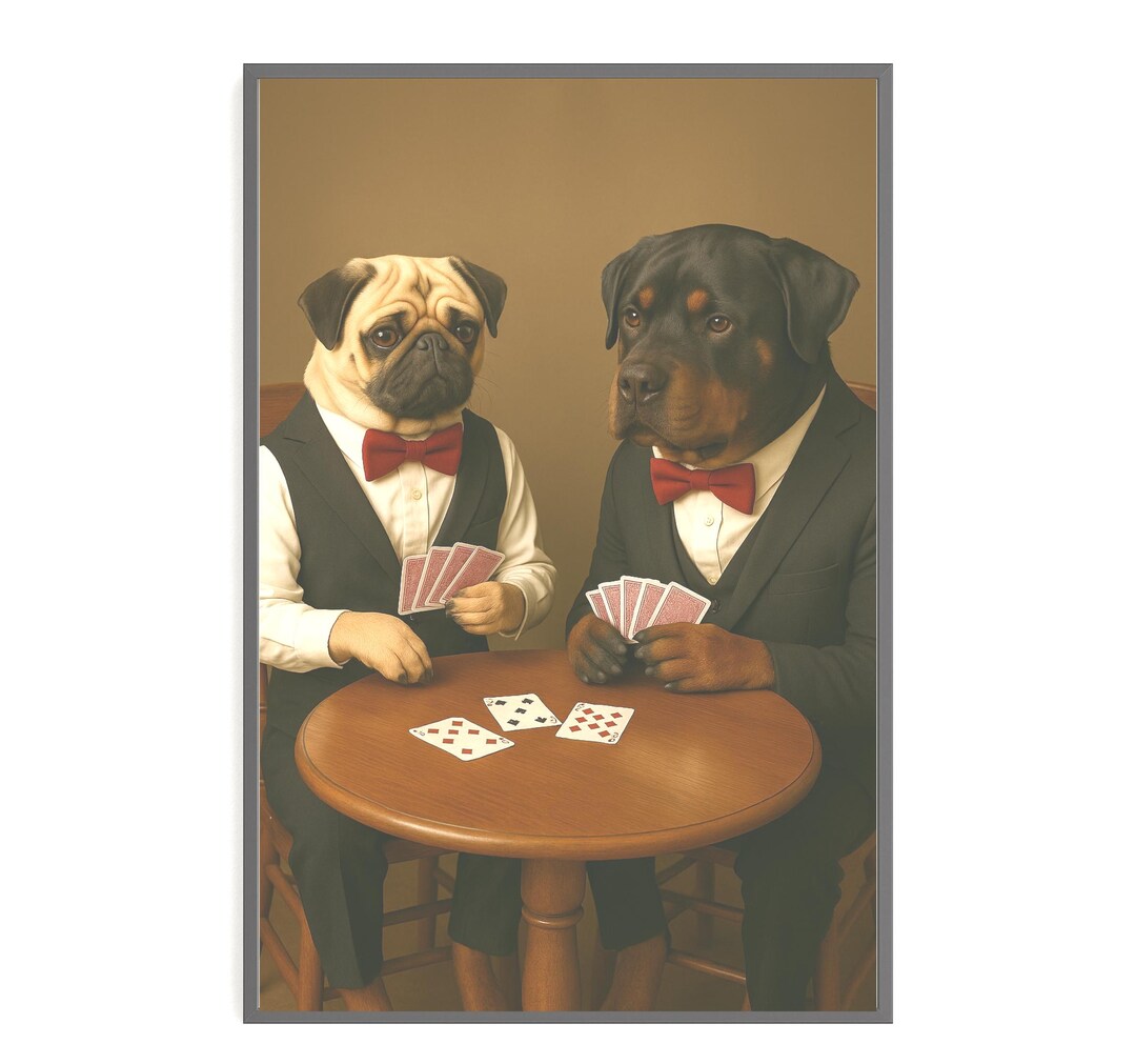 Vintage Dog Digital Pet Portrait, Photo Realism Dog Portrait, Pet Photo ...