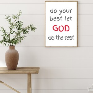 Christian Digital Art. Let God Bible Verse Art. Digital Art. INSTANT ...