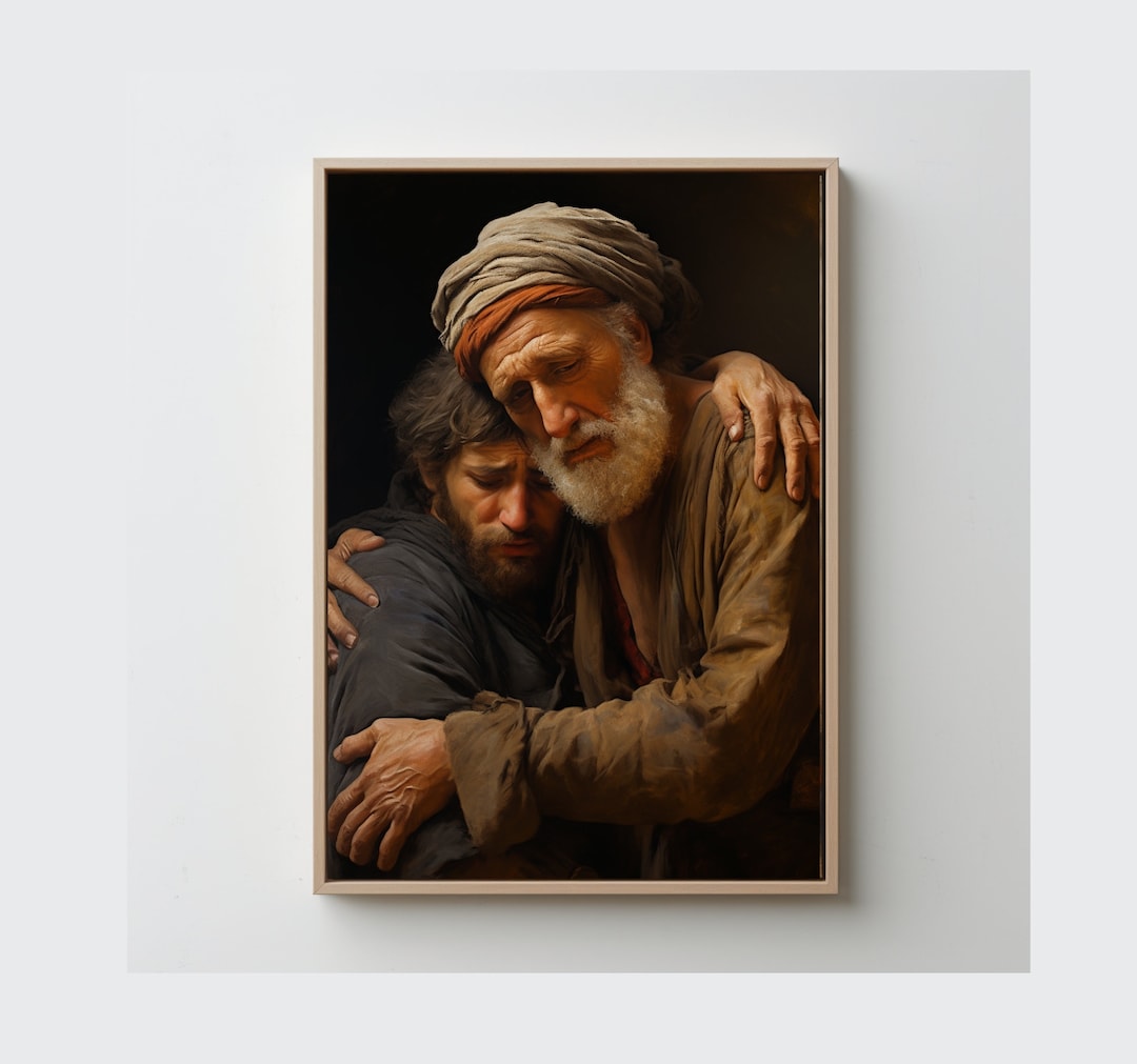 Prodigal Son Bible Story Poster Print Art. Instant Download. Digital ...