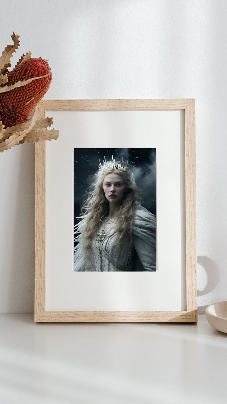 Narnia White Witch Poster Digital Print Art. INSTANT DOWNLOAD, Children ...