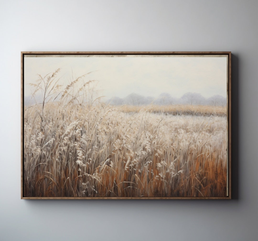Wheat and the Tares Bible Art. Digital Wall Art. Country Farm Field ...