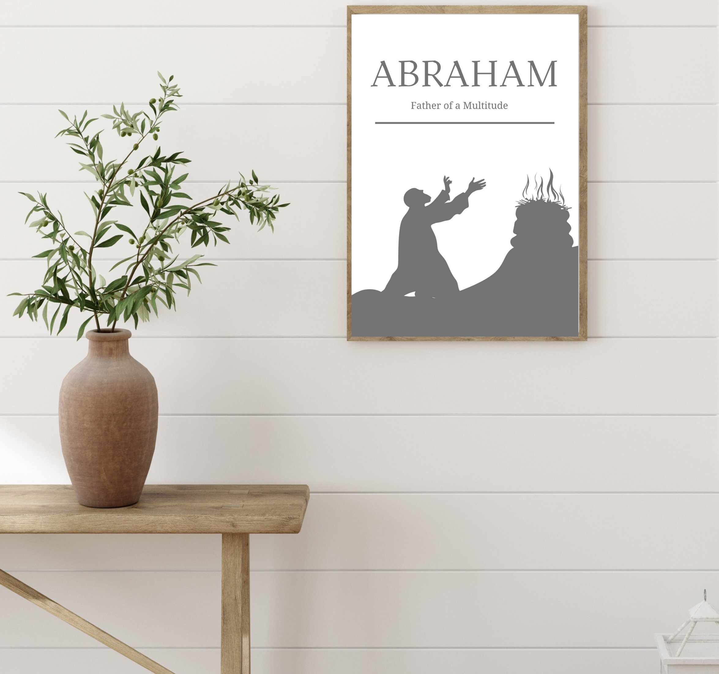 Abraham of the Bible. Digital Print Art. Scripture Wall Art. Digital ...