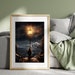 Narnia Lamp Post Poster Art, Chronicles of Narnia. INSTANT DOWNLOAD C.S ...