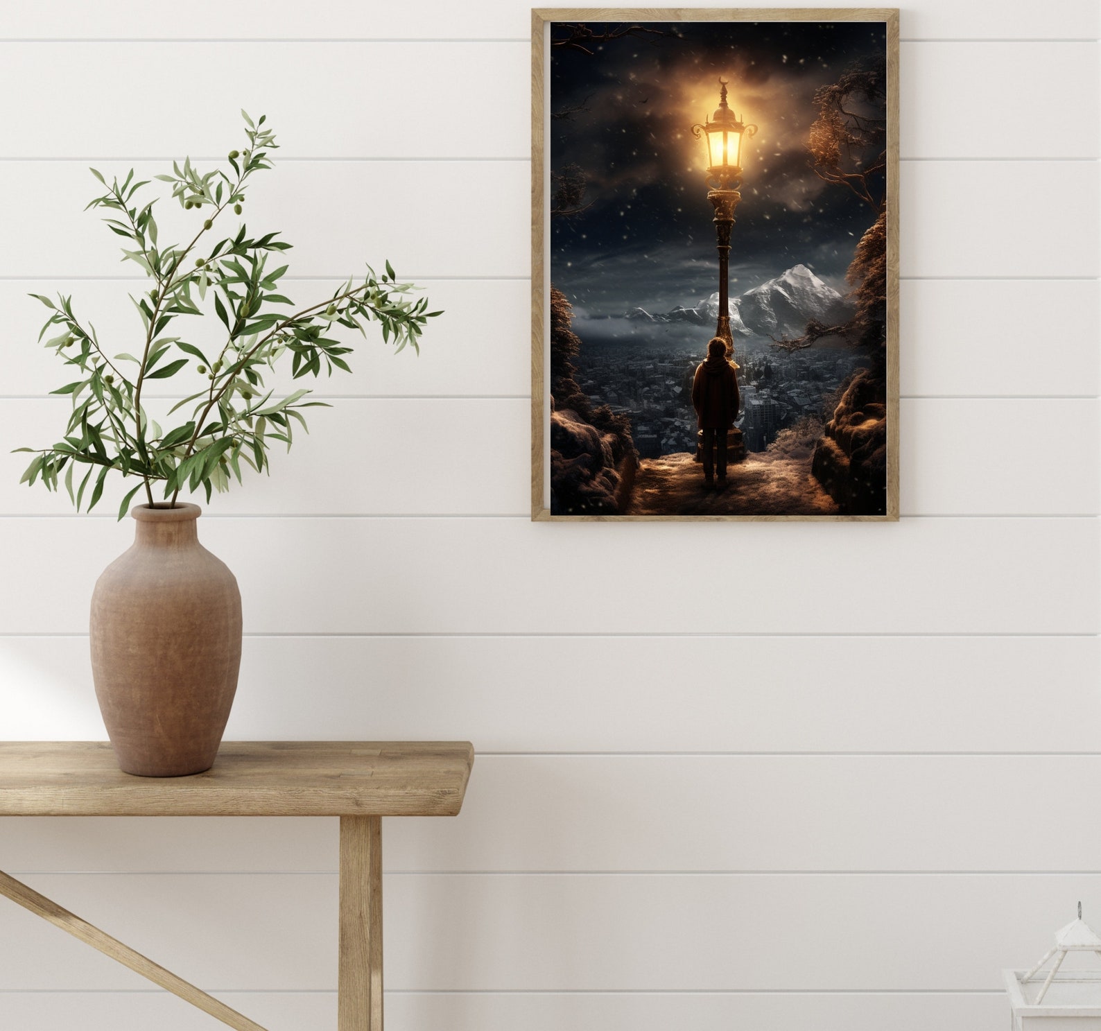 Narnia Lamp Post Poster Art, Chronicles of Narnia. INSTANT DOWNLOAD C.S ...