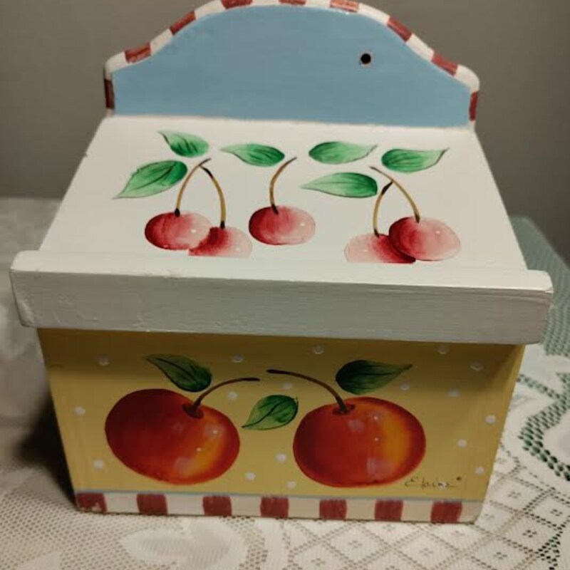 Painted Recipe Box - Etsy