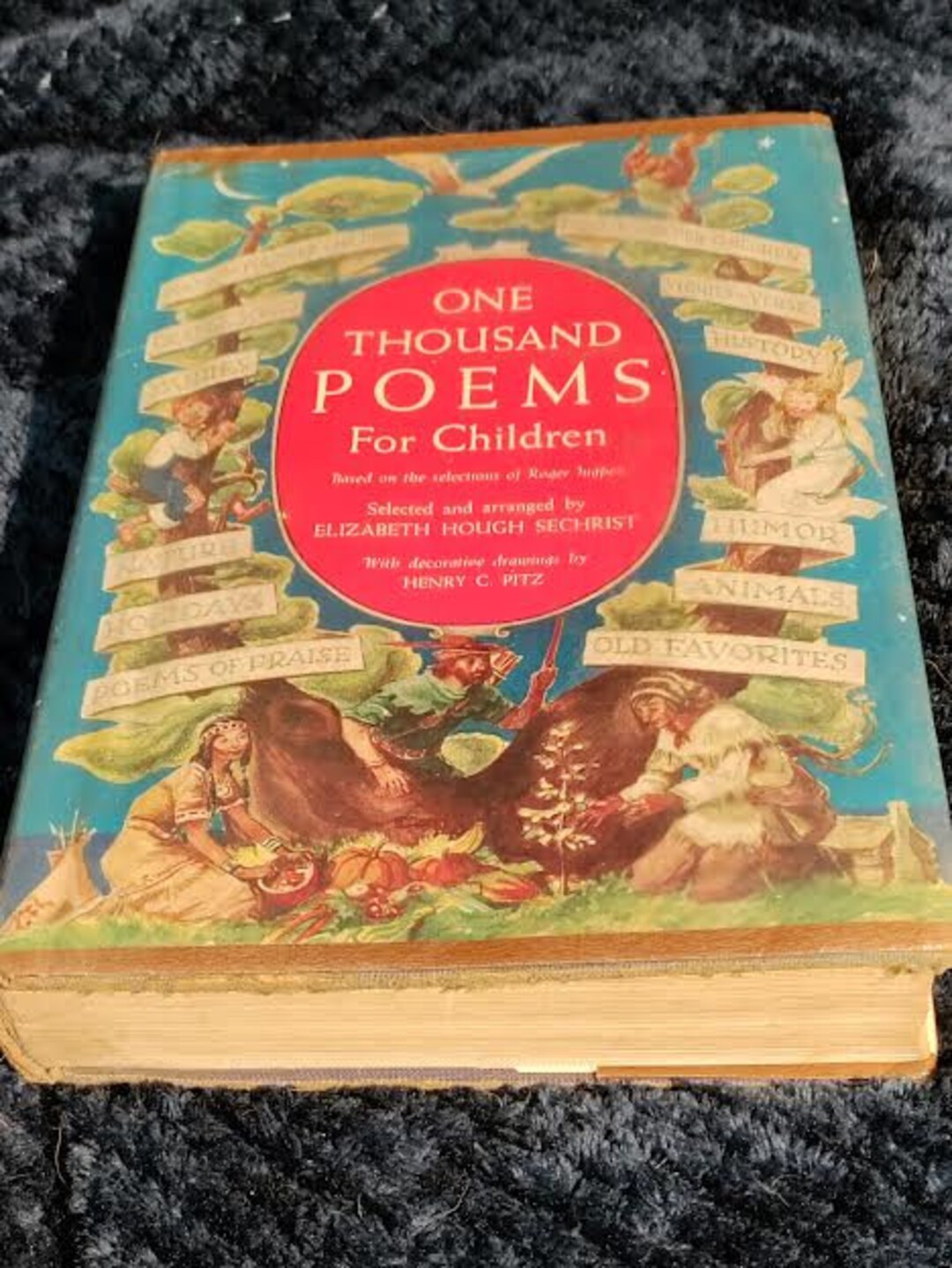 One Thousand Poems for Children, Book Published in 1946. - Etsy