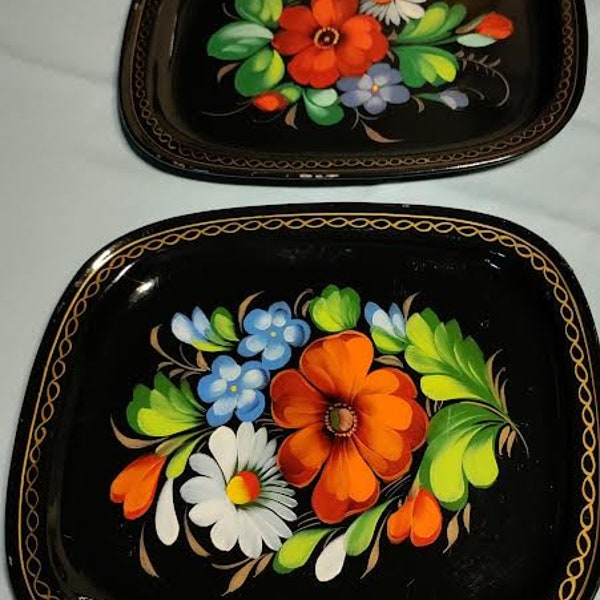 Russian Metal Tray - Etsy