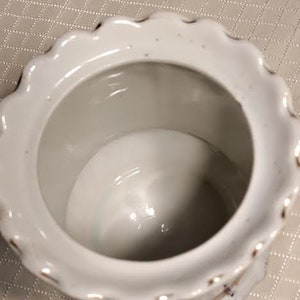 Chocolade Ceramic Candy/biscuit Jar Made in Holland With a Glass Lid - Etsy