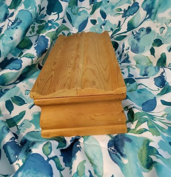 Handsome Wood Box With Lid, No Hinges - Etsy