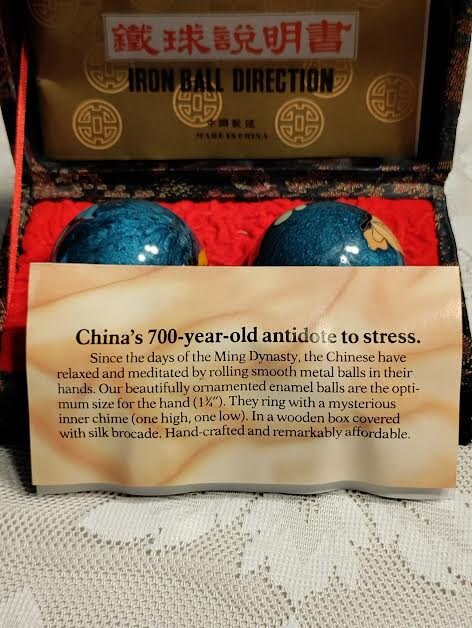 Chinese Stress Balls in Original Case Includes Instructions - Etsy