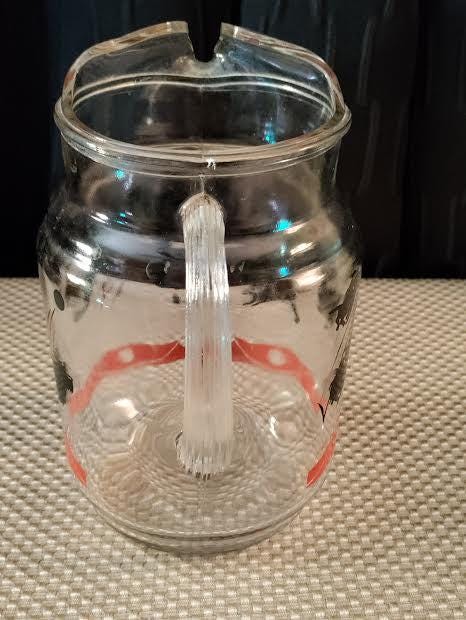 Federal Glass Scotty Dog Pitcher With Vivid Graphics - Etsy