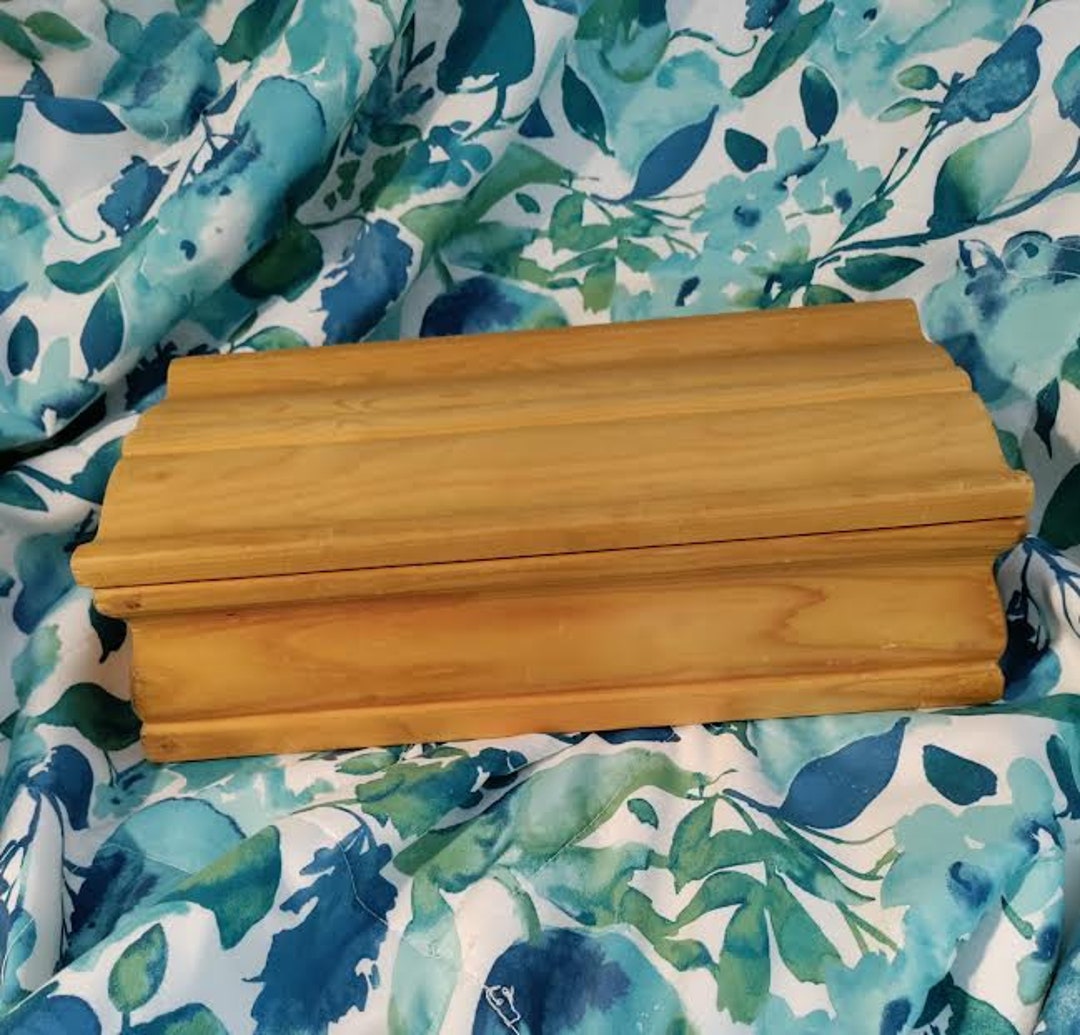 Handsome Wood Box With Lid, No Hinges - Etsy