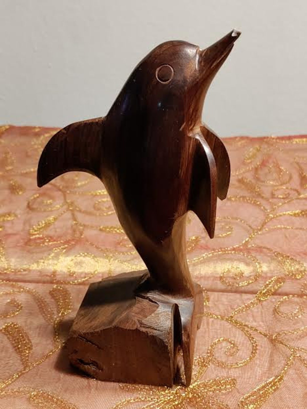 Dolphin Ironwood. Beautiful Hand-carved Dolphin Statue - Etsy