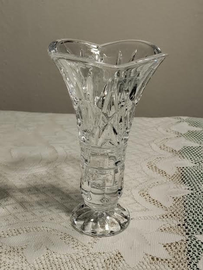 Vintage Shannon Irish Crystal Vase by Godinger - Etsy