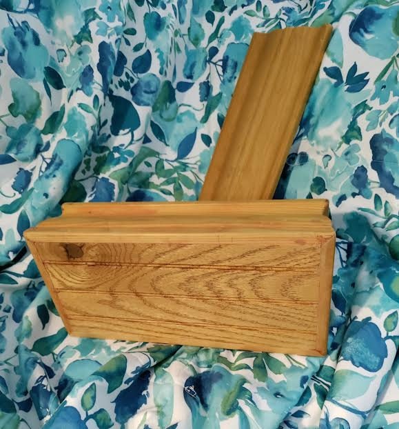 Handsome Wood Box With Lid, No Hinges - Etsy
