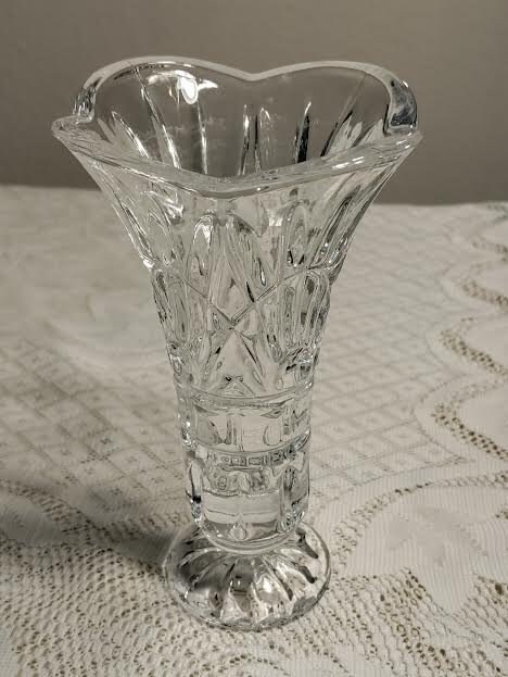 Vintage Shannon Irish Crystal Vase by Godinger - Etsy