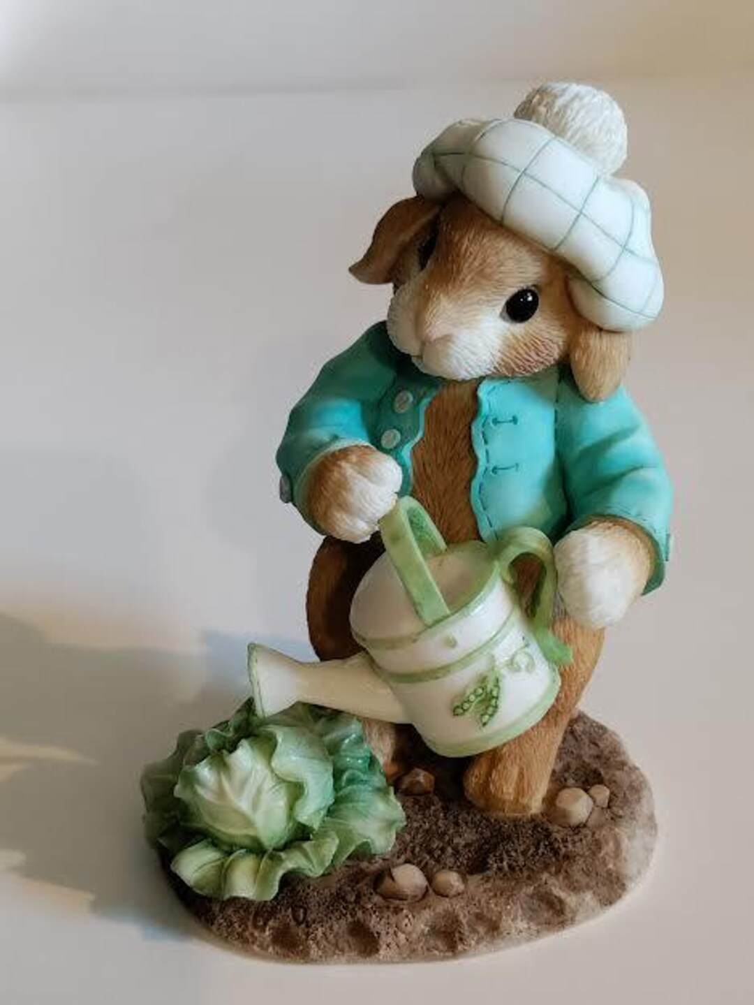 My Blushing Bunnies, "lettuce Give Thanks for Friends" Figurine - Etsy