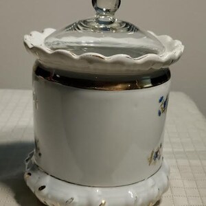 Chocolade Ceramic Candy/biscuit Jar Made in Holland With a Glass Lid - Etsy