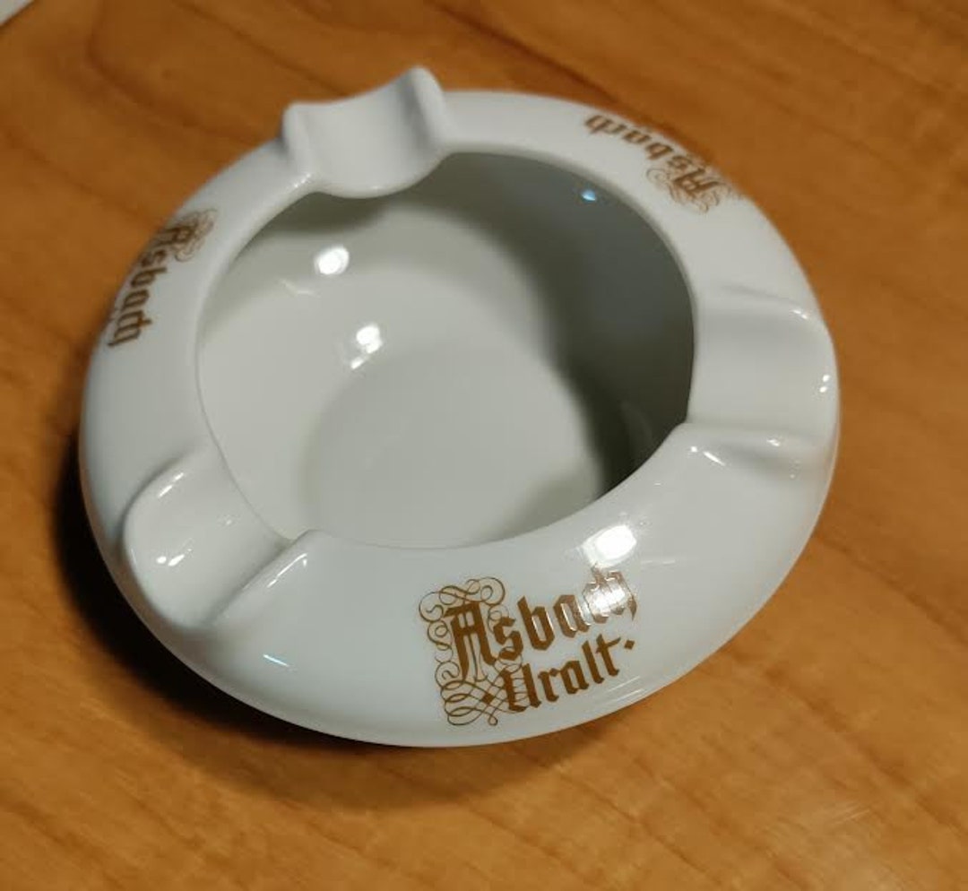 Vintage Asbach Uralt Advertising Porcelain Ashtray - Etsy