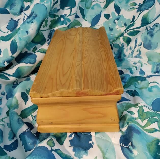 Handsome Wood Box With Lid, No Hinges - Etsy