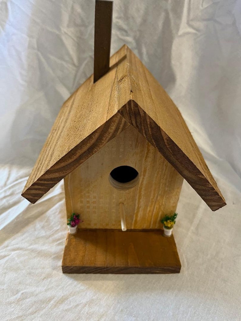 Rustic Wood Birdhouse - Etsy
