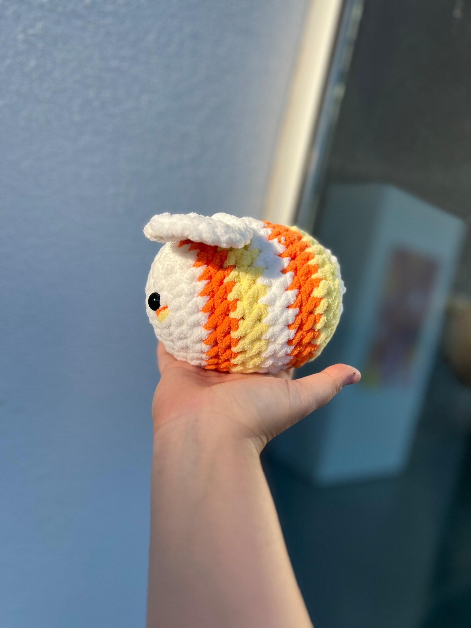 Candy Corn Bumble Bee Crochet Pattern | Halloween Crochet Pattern - Etsy