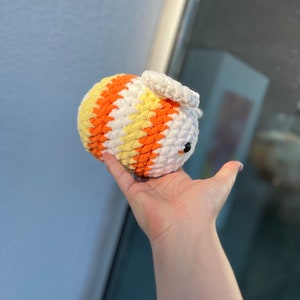 Candy Corn Bumble Bee Crochet Pattern | Halloween Crochet Pattern - Etsy