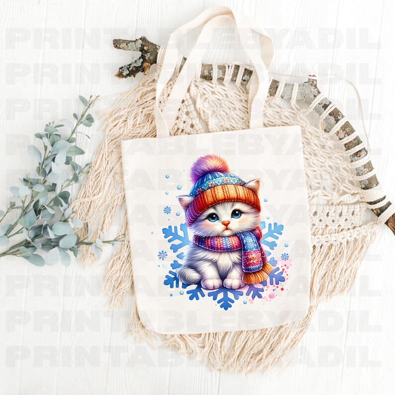 Winter Animals Clipart Bundle, Cozy PNG Illustrations (digital Download ...