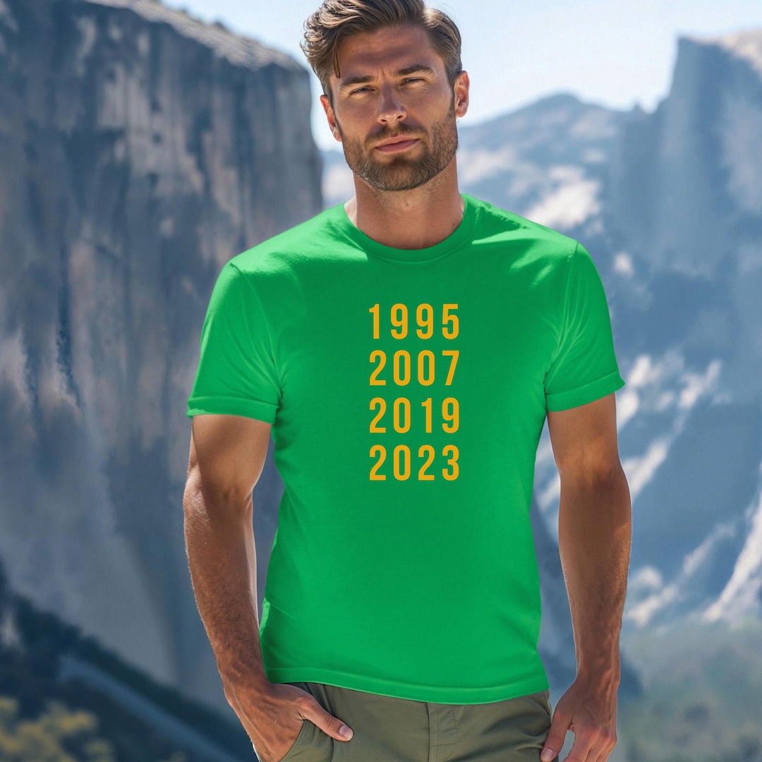 Springbok Rugby T-shirt, South Africa Rugby Tee, Rugby World Champion ...
