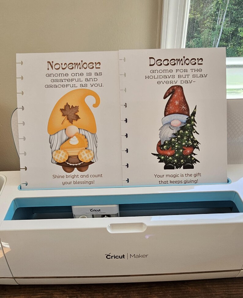 Monthly Planner Gnome Theme Dashboards Dividers for Happy Planner | A5 ...