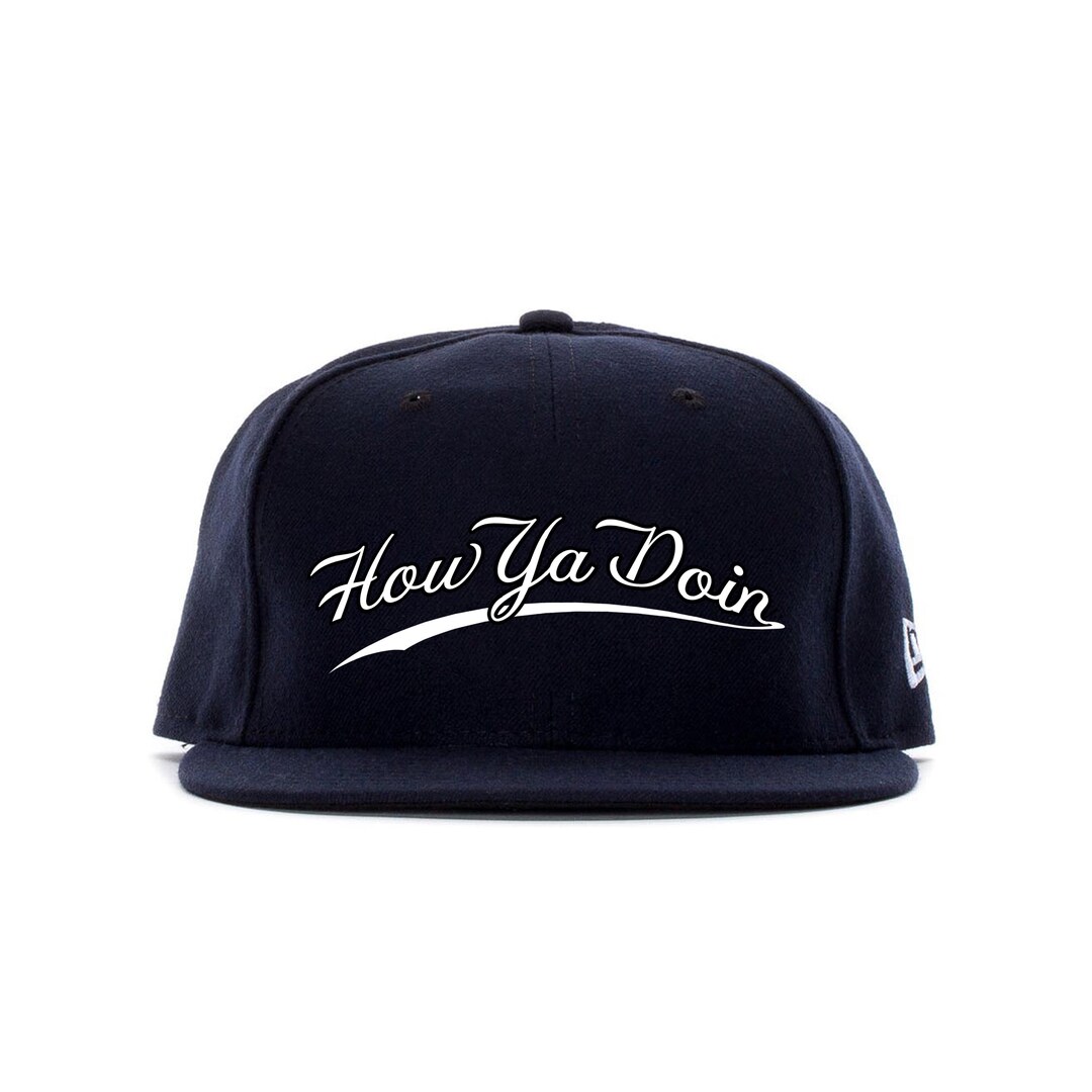 How Ya Doin Yankees Edition Fitted Baseball Hat - Etsy