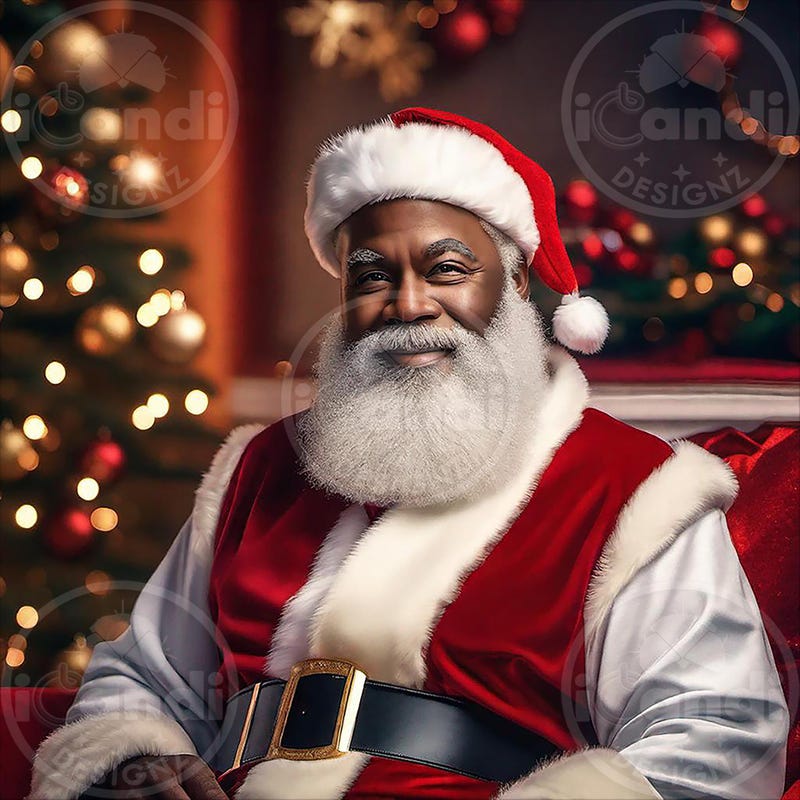 Black Santa - Etsy