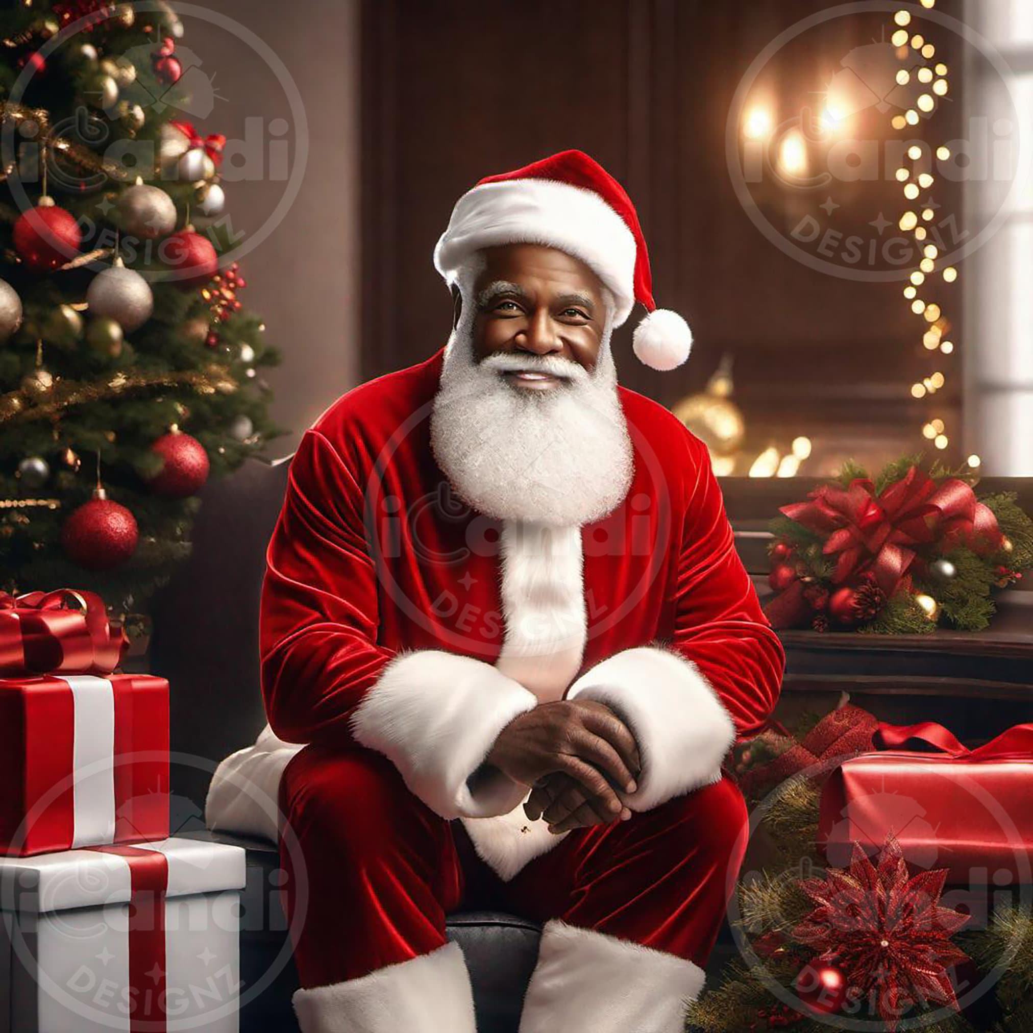 Black Santa Collection 2 - Etsy