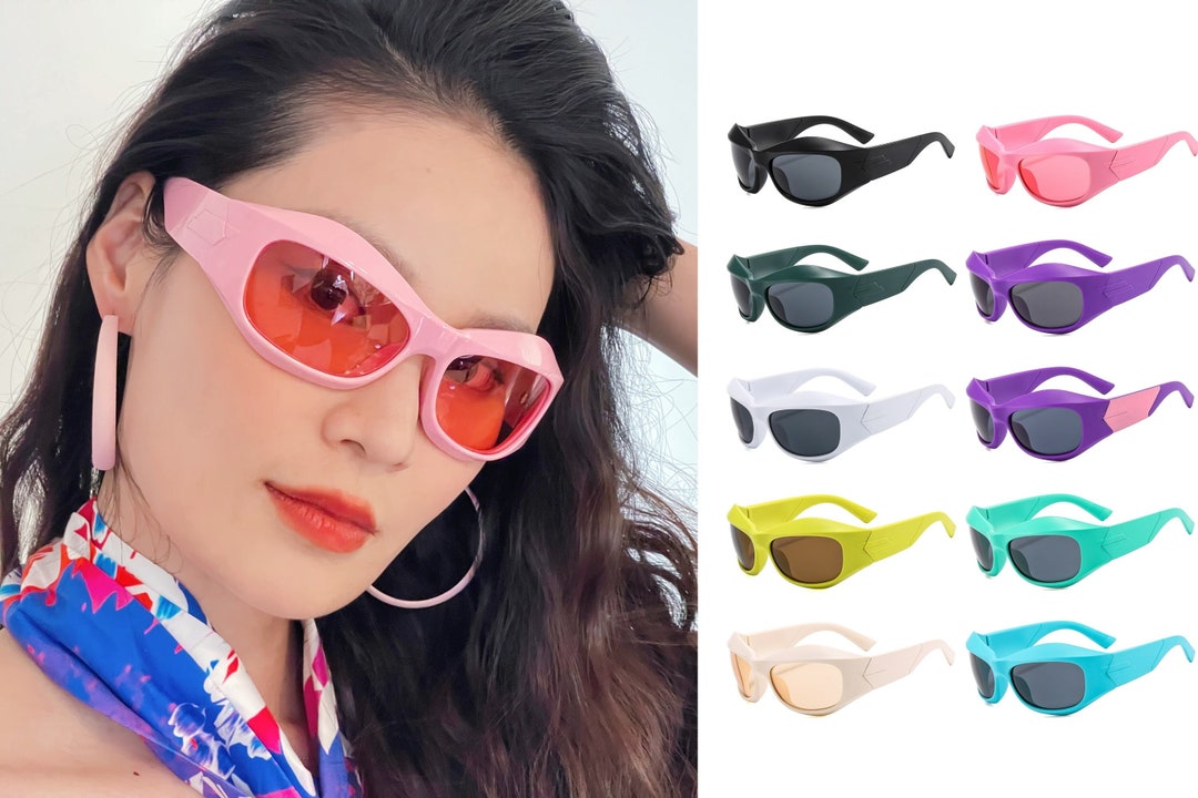 What is Y2K Fashion Y2K Aesthetic Clear Y2K Sunglasses - Etsy