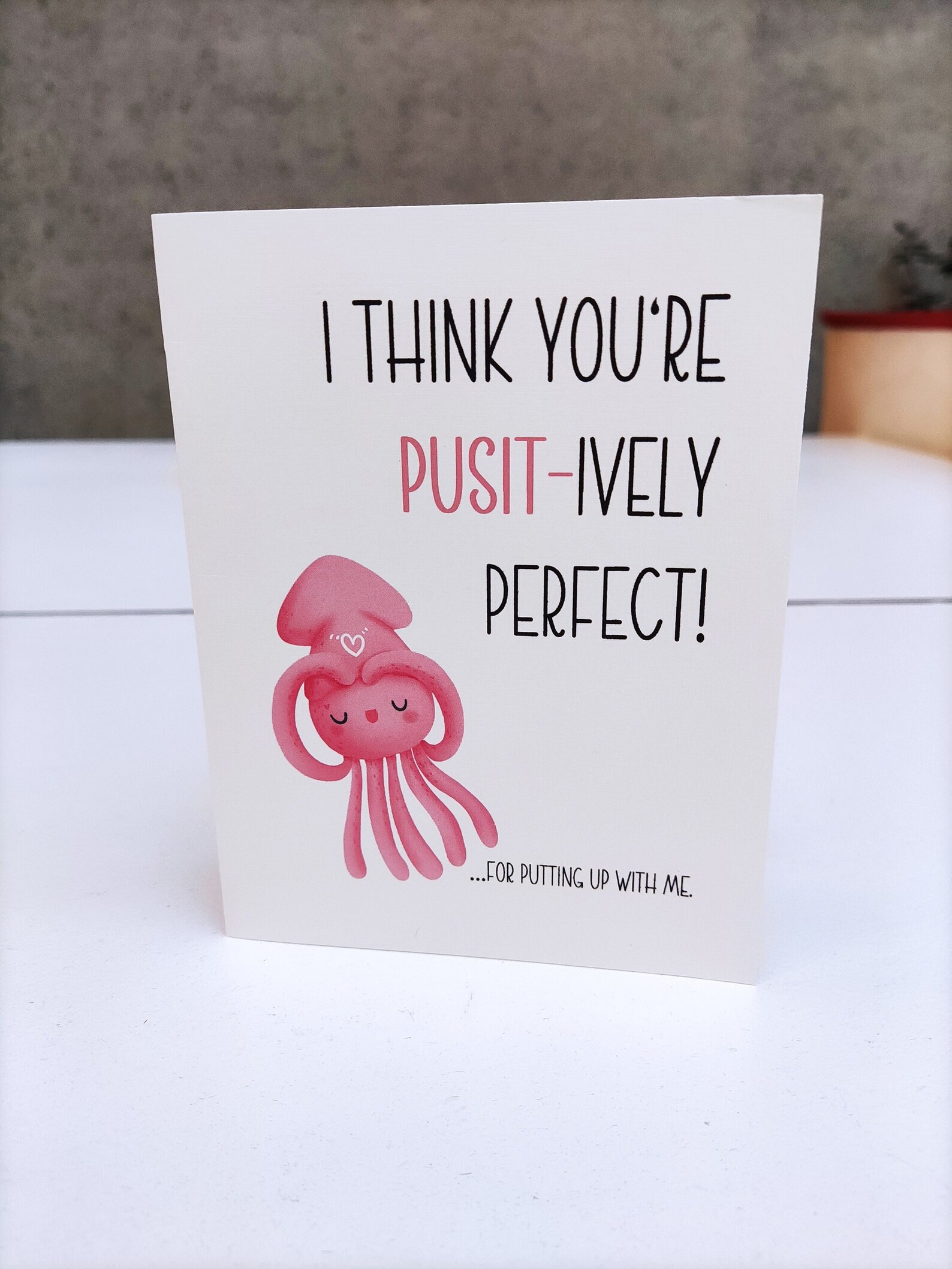 Funny Filipino Card, Putting up With Me, Pusit Pun Cards, Filipino ...