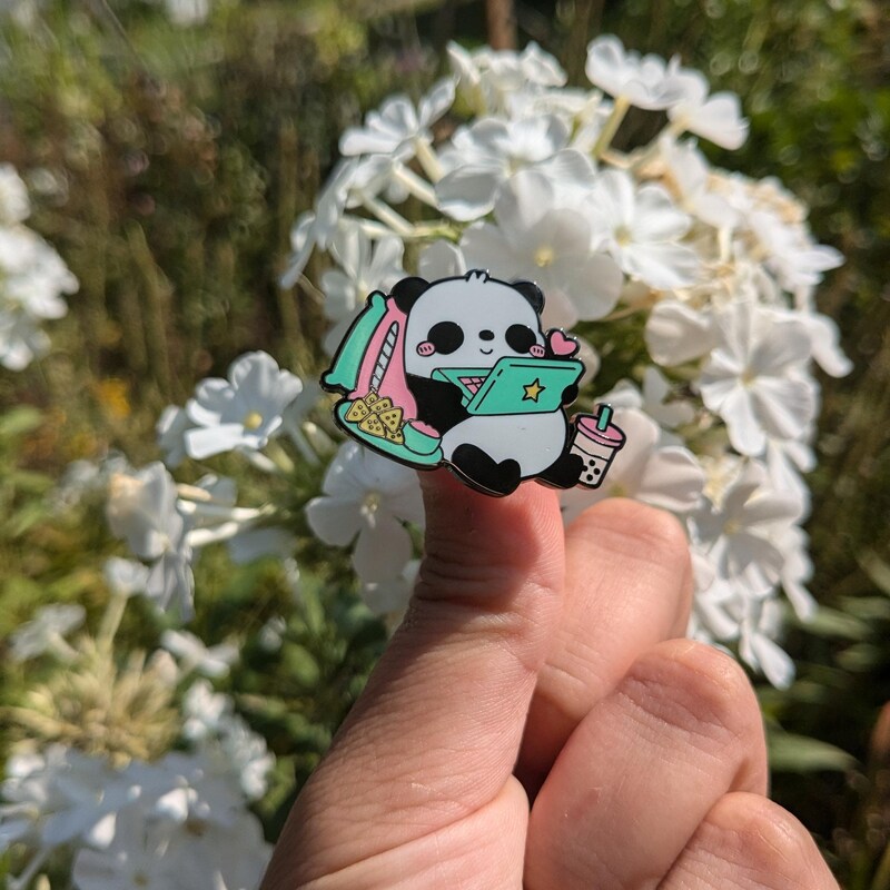 Panda Enamel Pin - Etsy