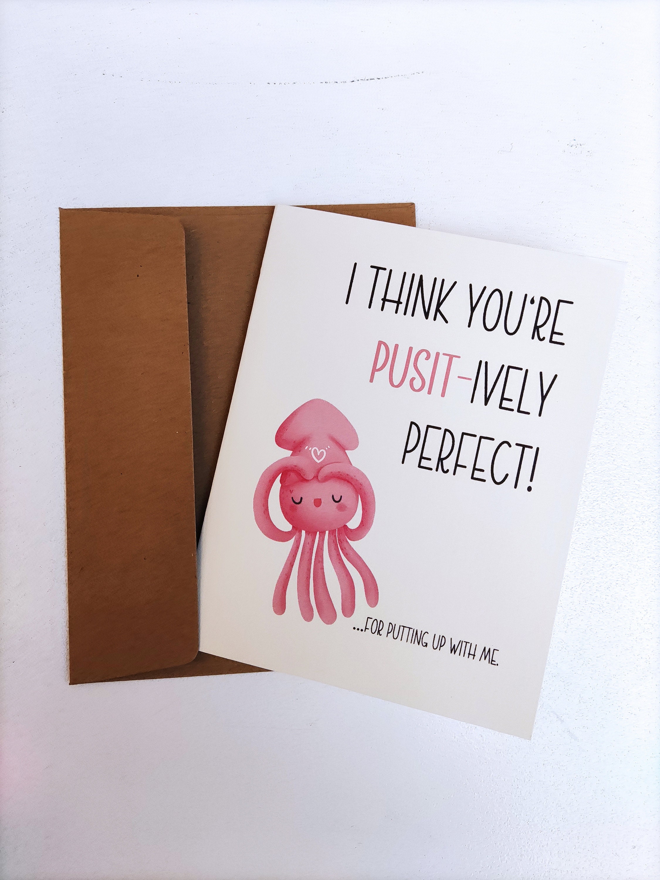 Funny Filipino Card, Putting up With Me, Pusit Pun Cards, Filipino ...