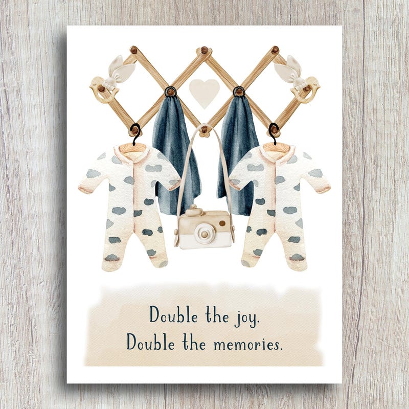 Twin Boys Greeting Cards - Etsy