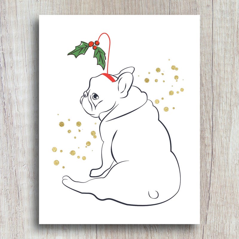 French Bulldog Card - Etsy