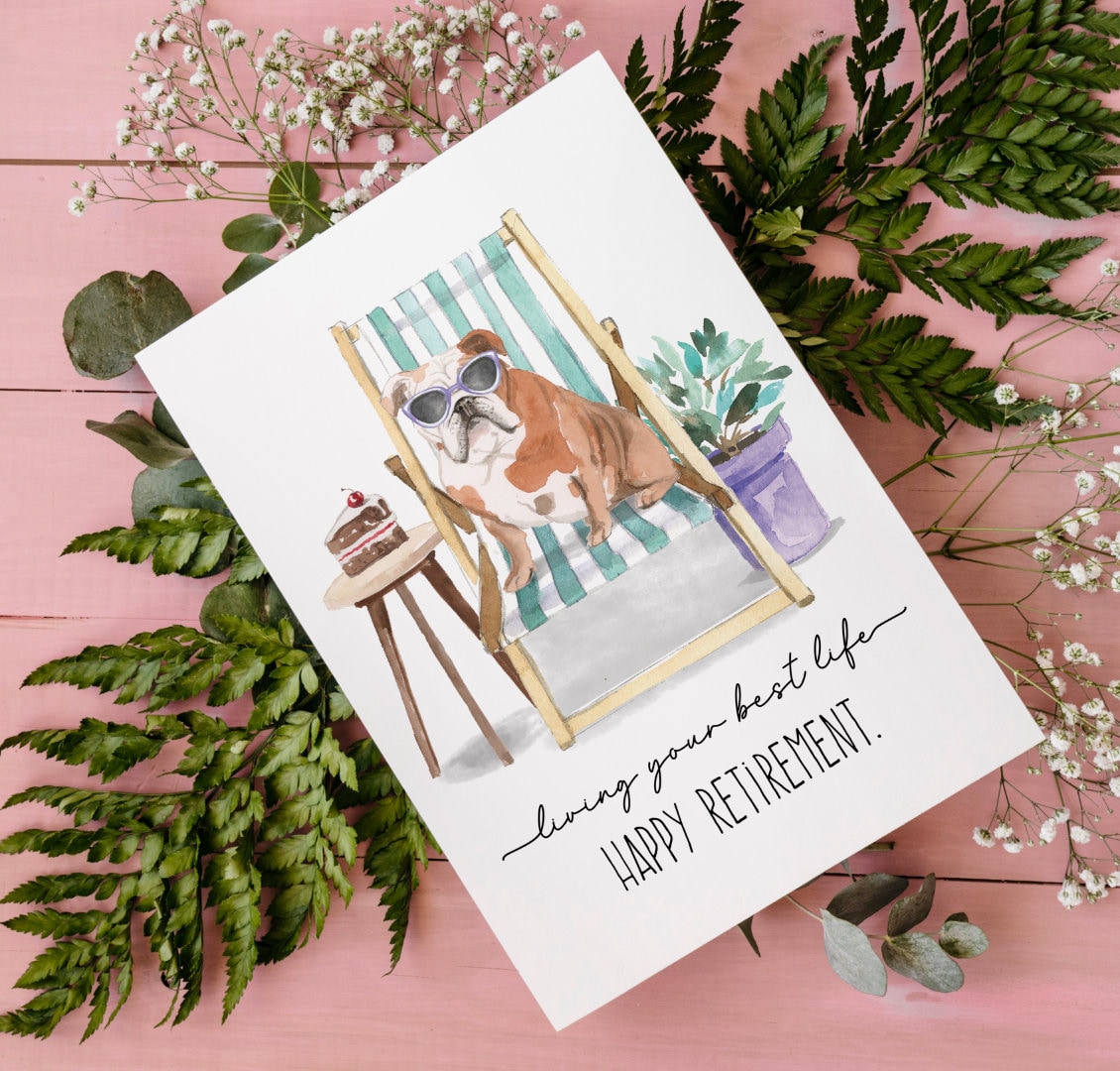 Happy Retirement Greeting Card Instant Download Printable | Cute Funny ...