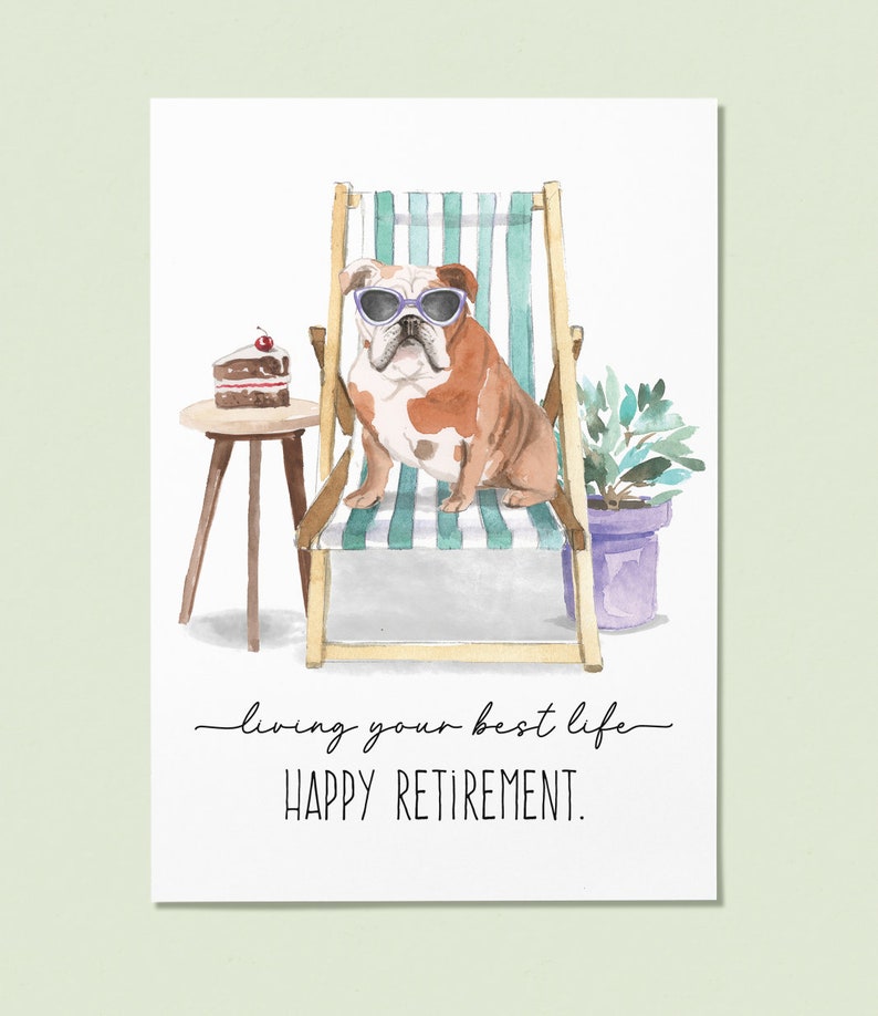 Happy Retirement Greeting Card Instant Download Printable | Cute Funny ...