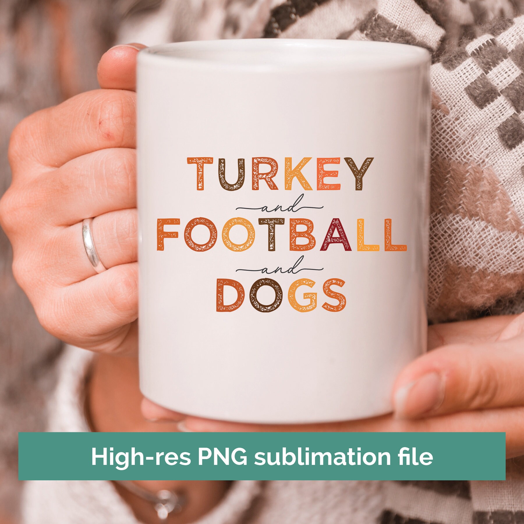 Turkey Football and Dogs PNG | Thanksgiving Sublimation | Dog Lover PNG ...