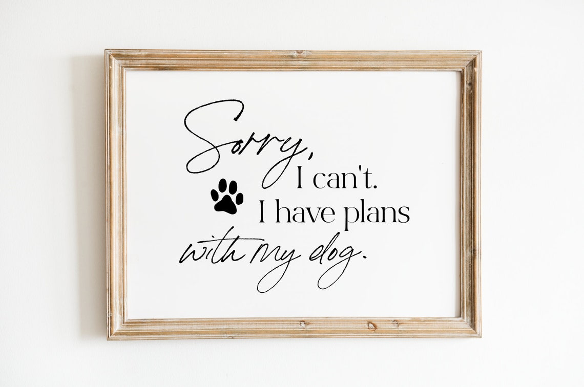 Dog Lovers Quote Set, Dog Quote Prints, Dog Quotes, Home Decor Wall Art ...