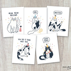 Grumpy Cat Celebration Greeting Card Set | Set of 10 Cards and ...