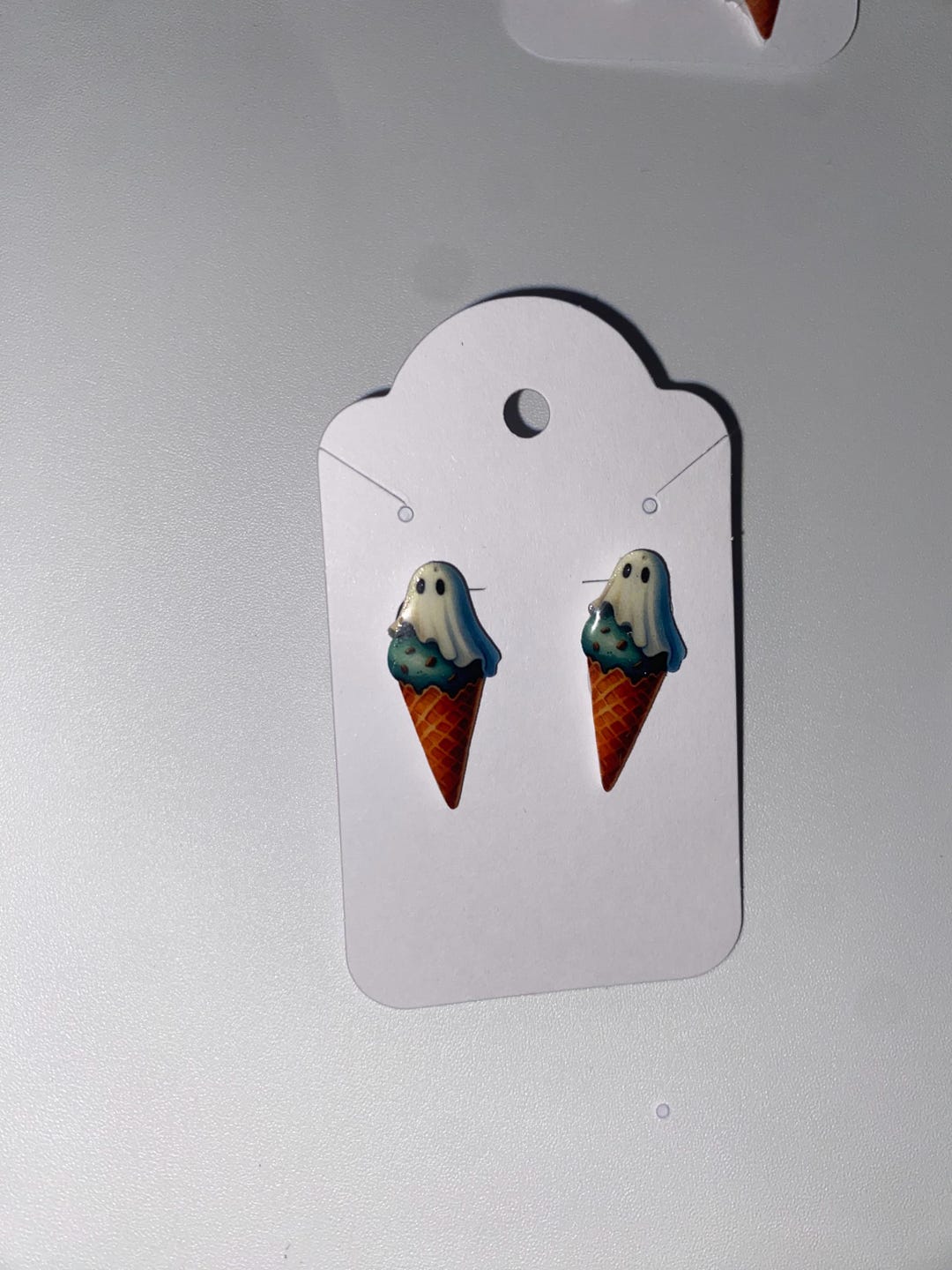 Ghost Ice Cream Cone - Etsy