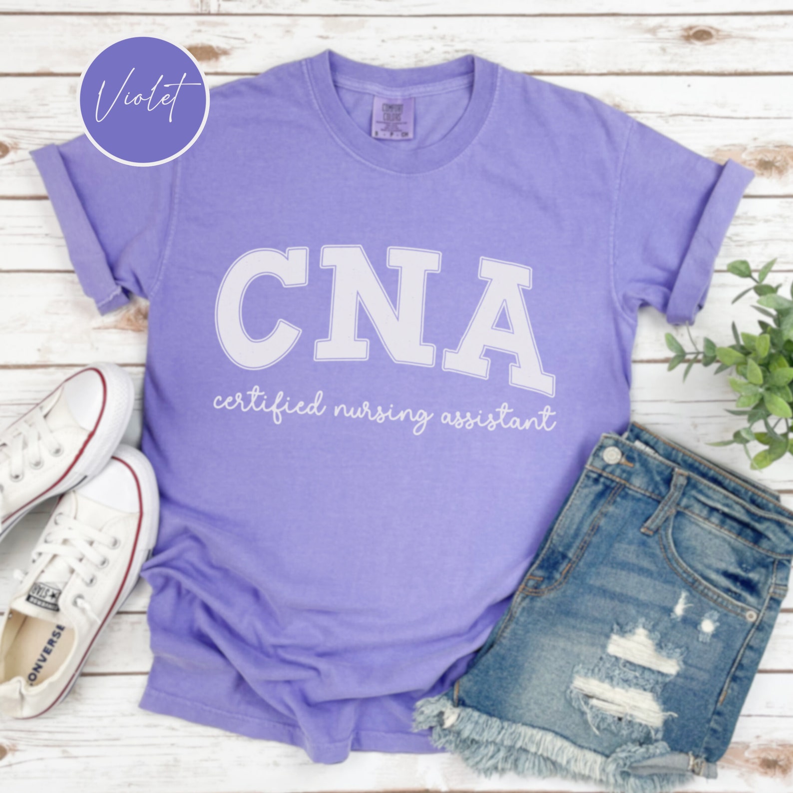 Comfort Colors® CNA Shirt Certified Nursing Assistant Shirt, Nurse Aide ...