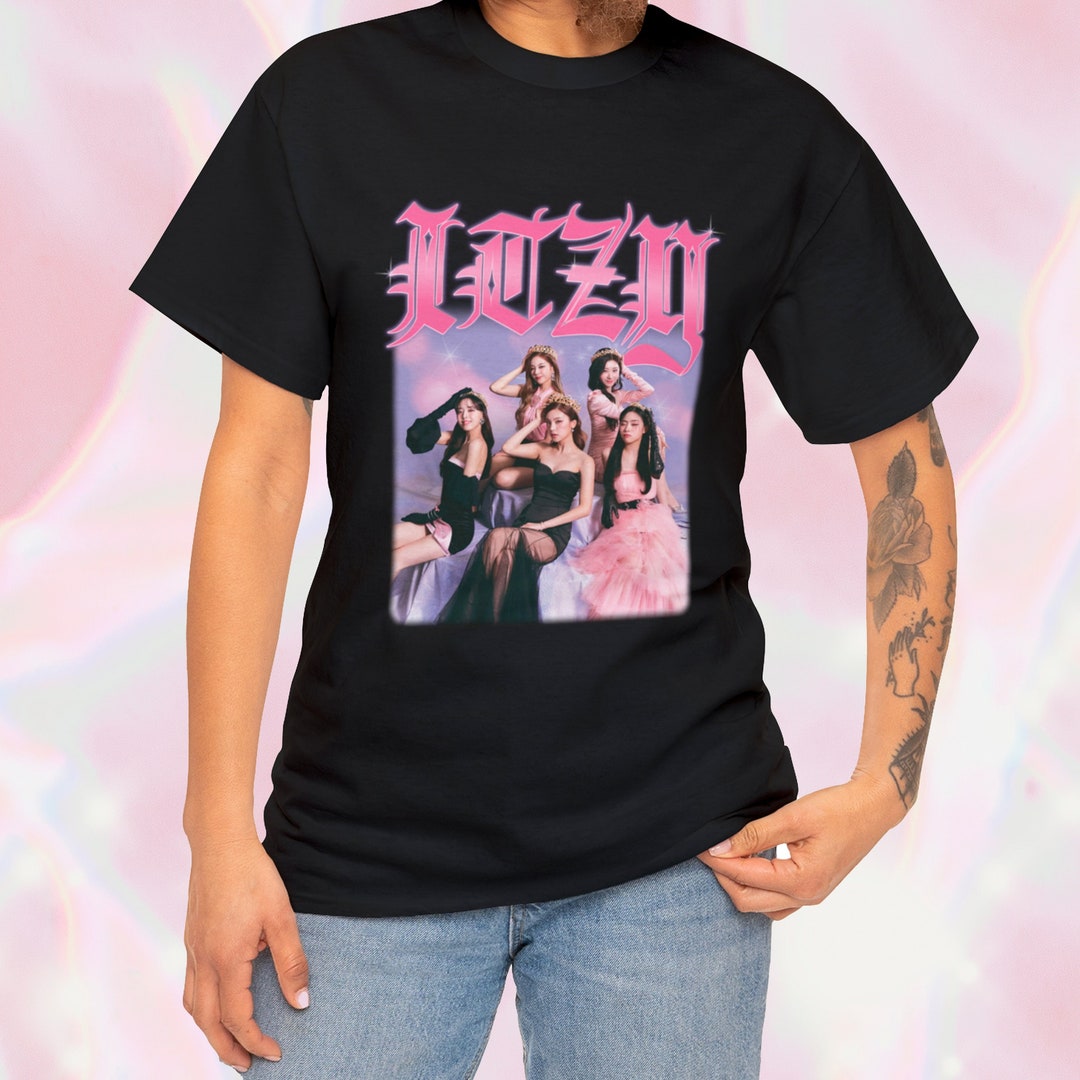 ITZY Checkmate Cheshire Retro Bootleg T-shirt - K-pop Girl Group Shirt ...